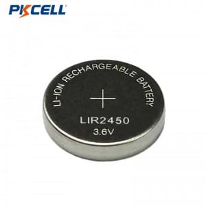 Coin Cell Lir2450 3.6v 120mAh Battery Lithium Battery For Remote ...