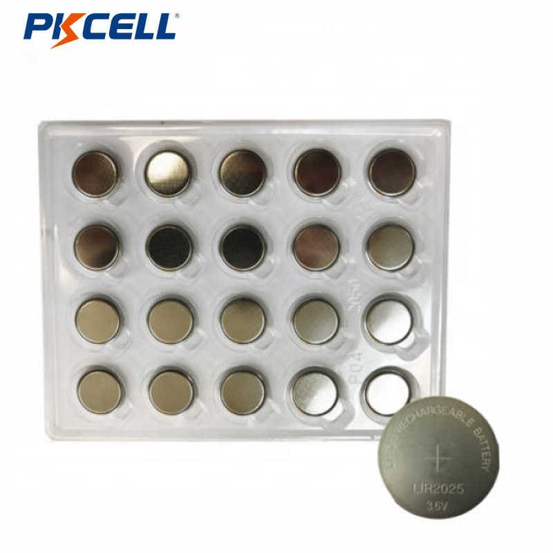 Coin Cell Lir2450 3.6v 120mAh Battery Lithium Battery For Remote ...