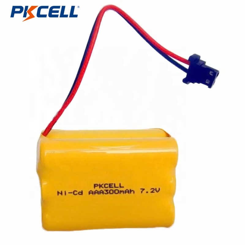 PKCELL NI-CD 7.2V AAA 300mAh 400mAh Rechargeable Battery Park